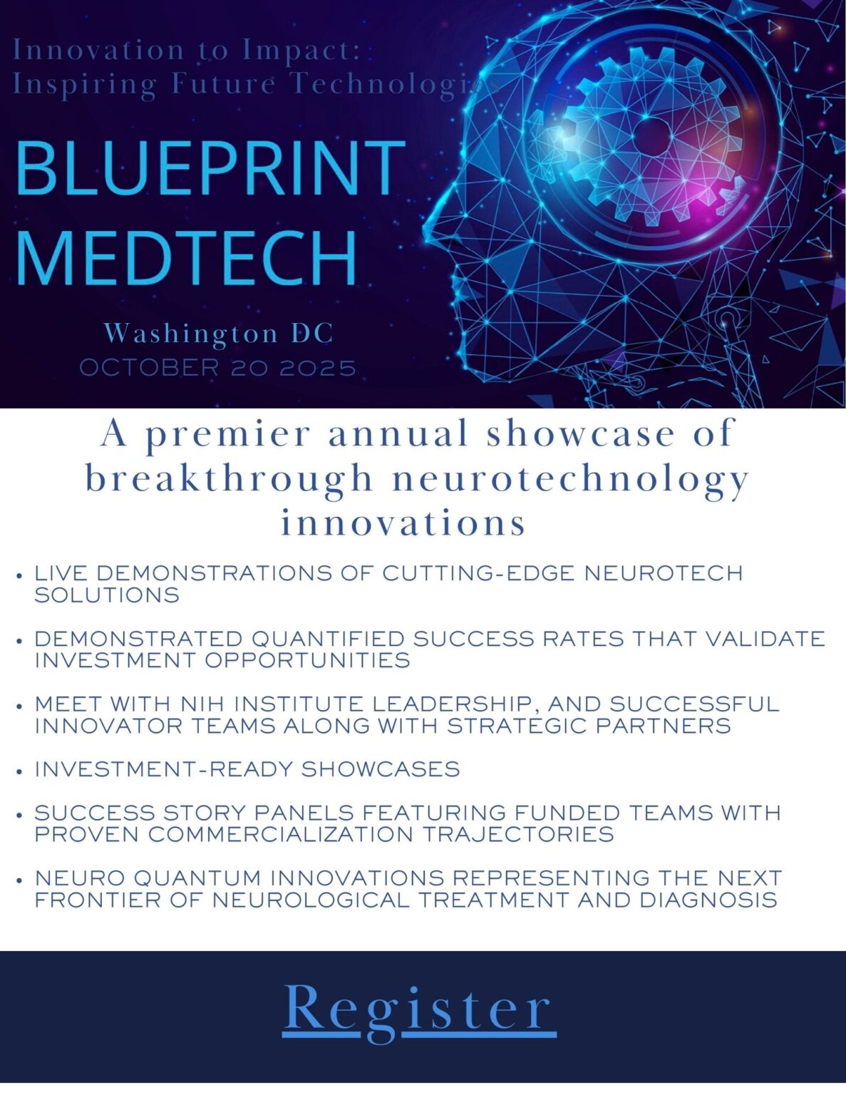 Blueprint MedTech Annual Meeting 2025 – JH – Howard – NeuroTech Harbor